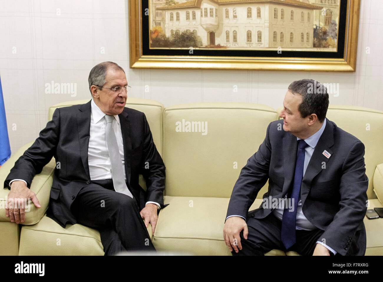 Belgrade, Serbia. 2nd Dec, 2015. Serbian minister of foreign affairs ...