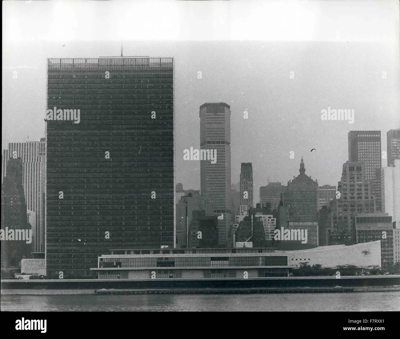 1972 - View of UN Buildings from Queens. Credit: Leslie Leon © Keystone ...