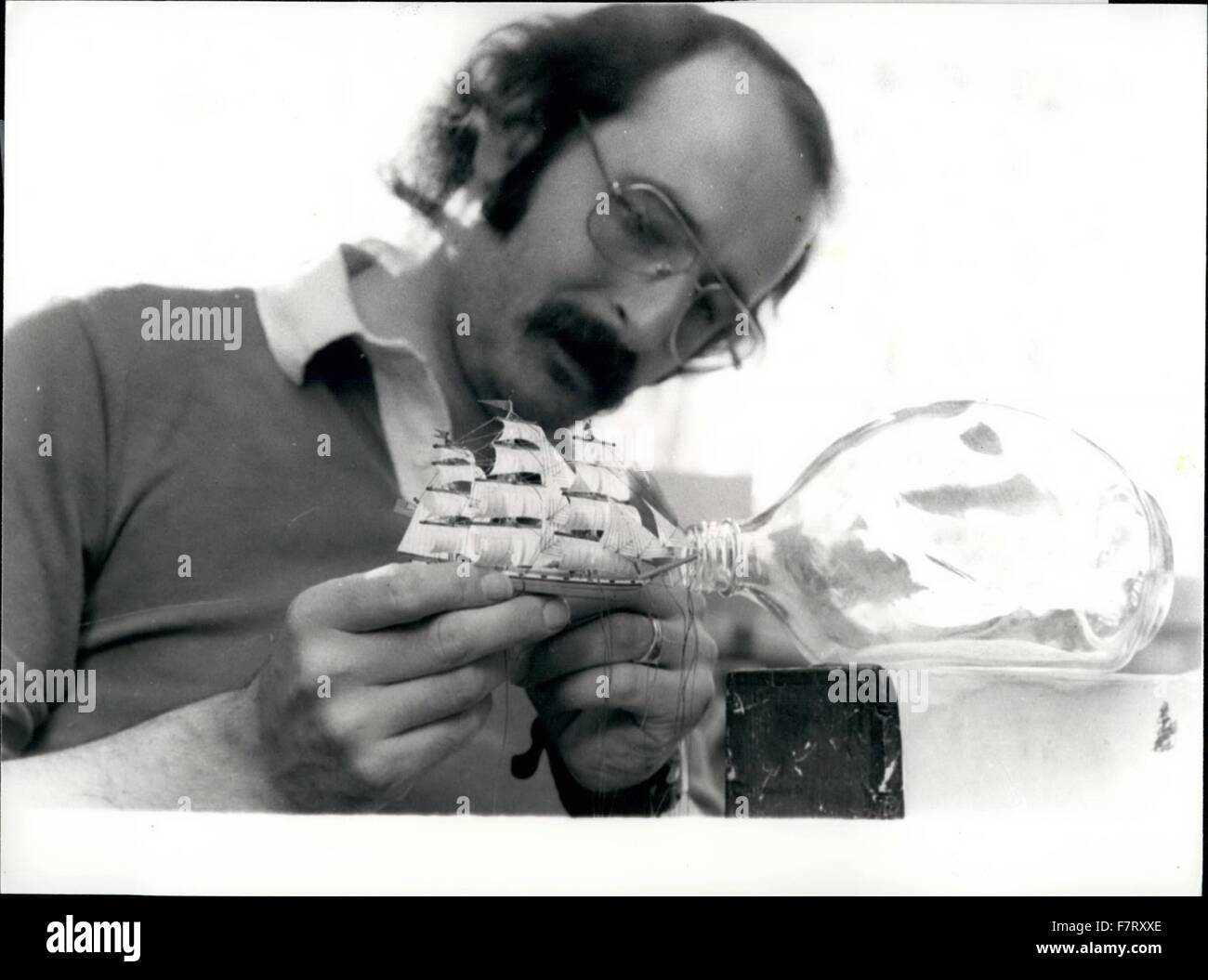 1972 - Bottled Ships Float Over Seas: 23 years ago John Milsom spotted ...