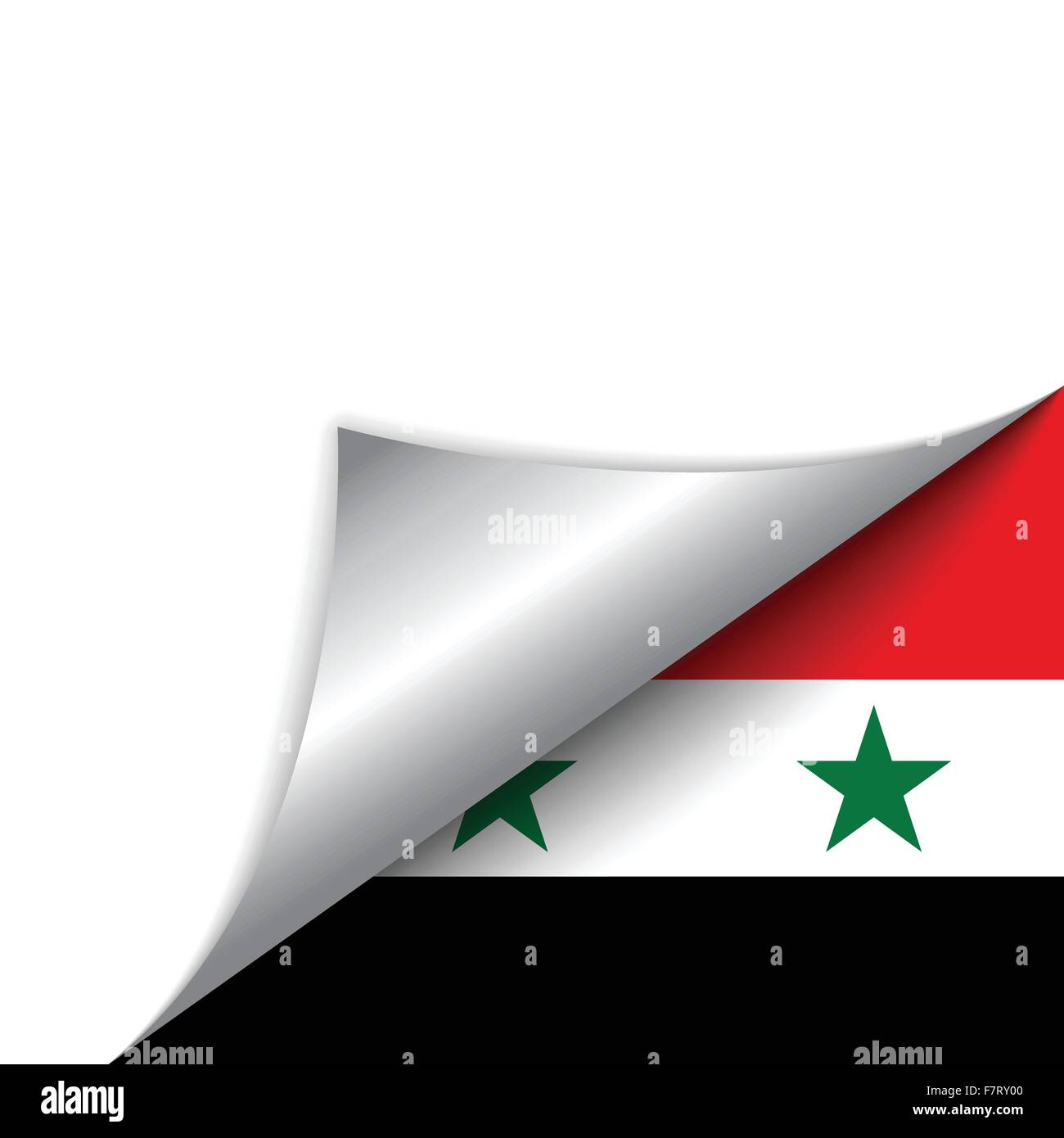 Official flag of syria Stock Vector Images - Alamy