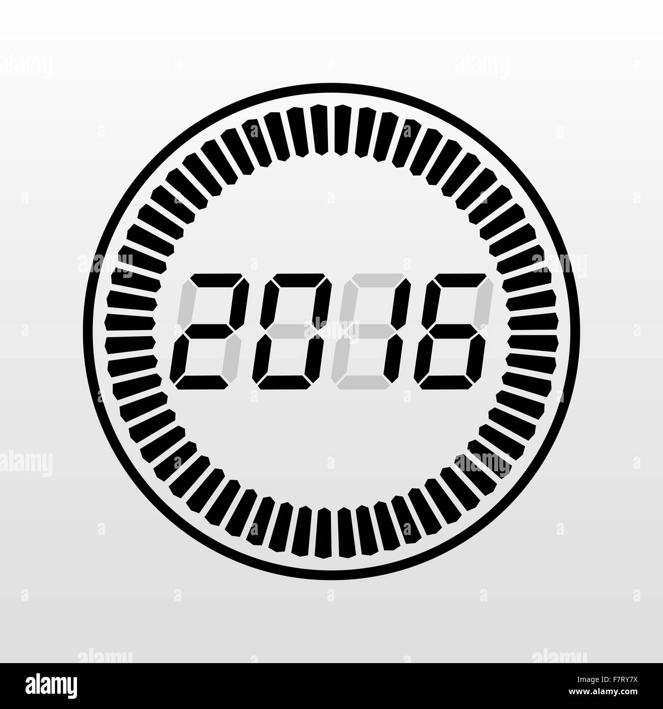 Digital year time vector art Stock Vector Image & Art - Alamy