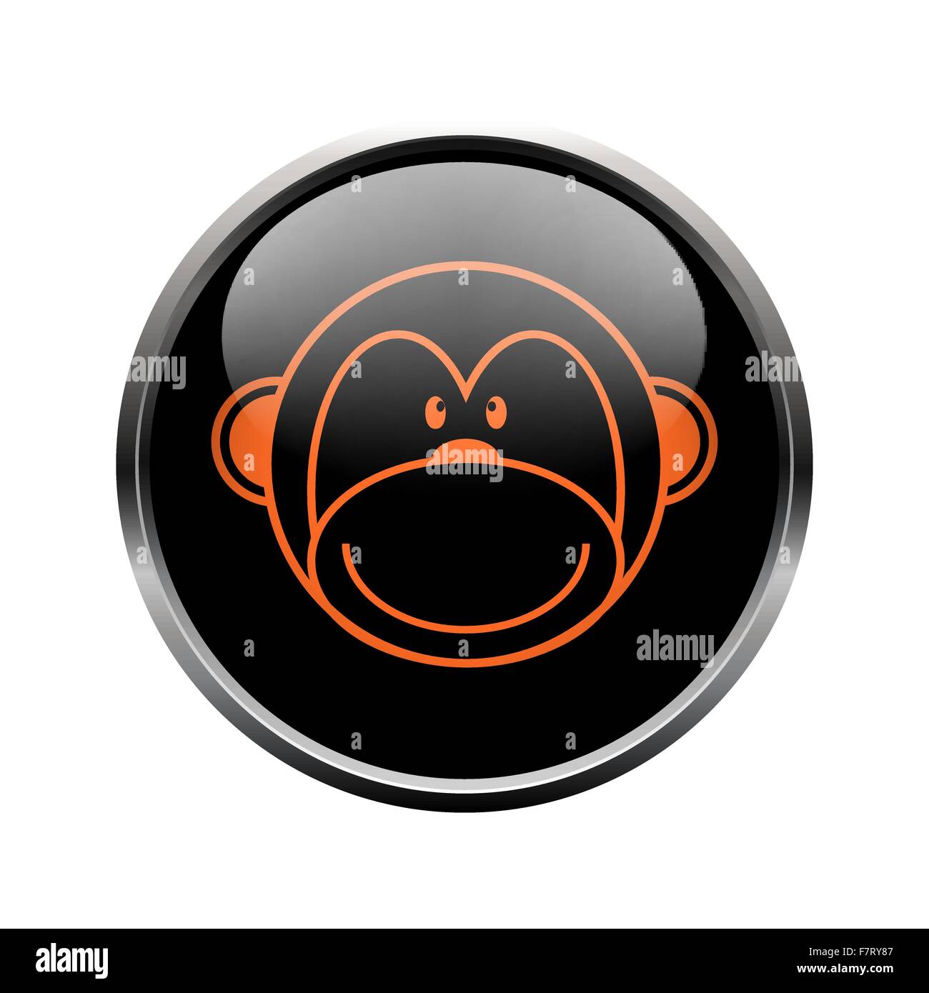 Chinese zodiac monkey in Cut Out Stock Images & Pictures - Alamy