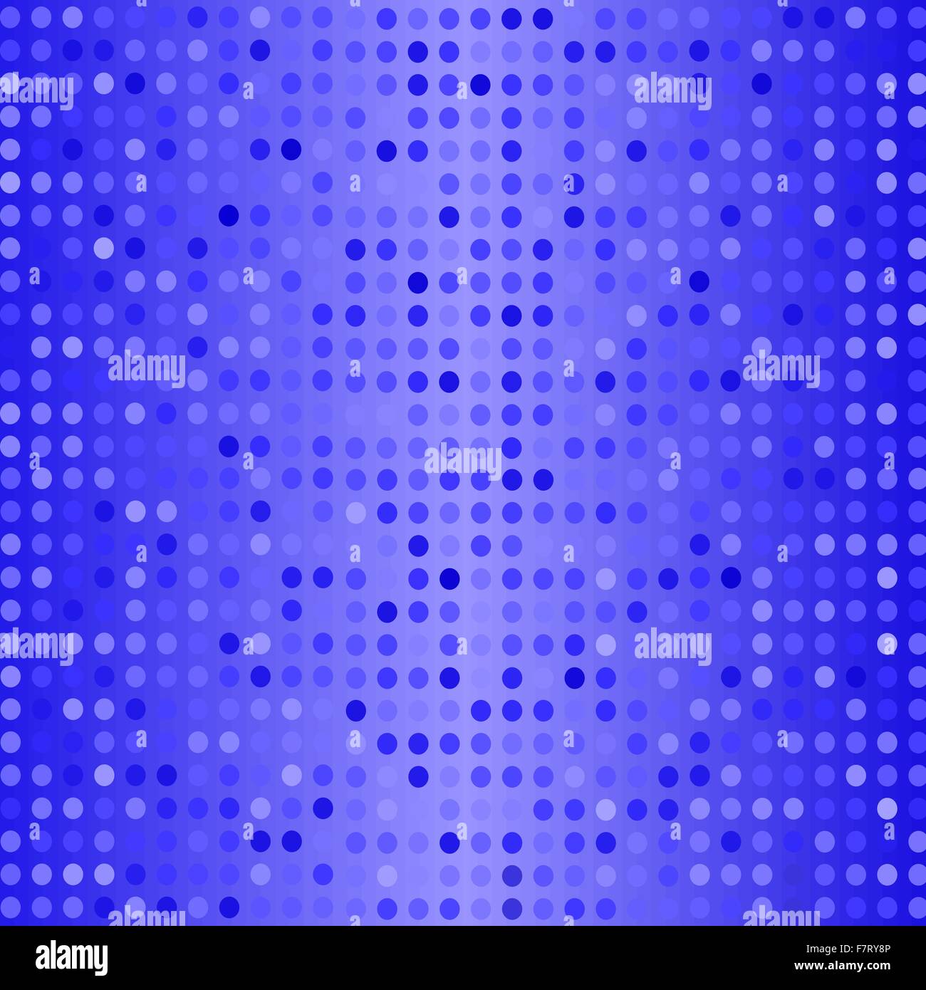 Dots on Blue Background. Halftone Texture Stock Vector Image & Art - Alamy