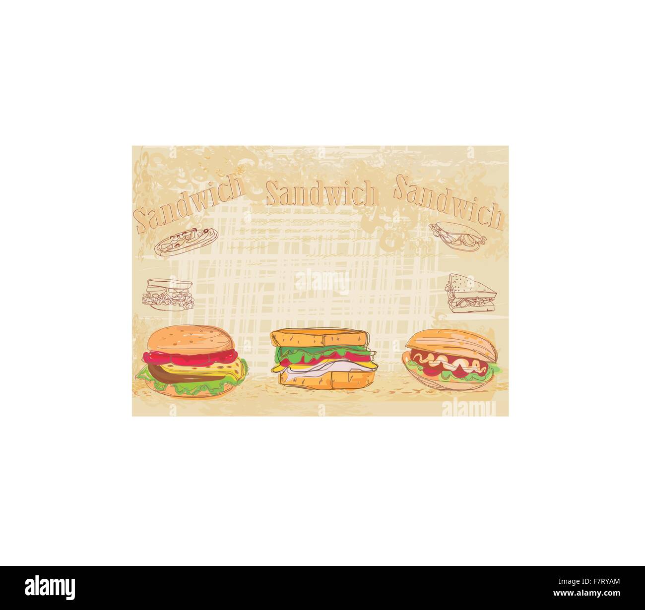 Grainy food Stock Vector Images - Alamy