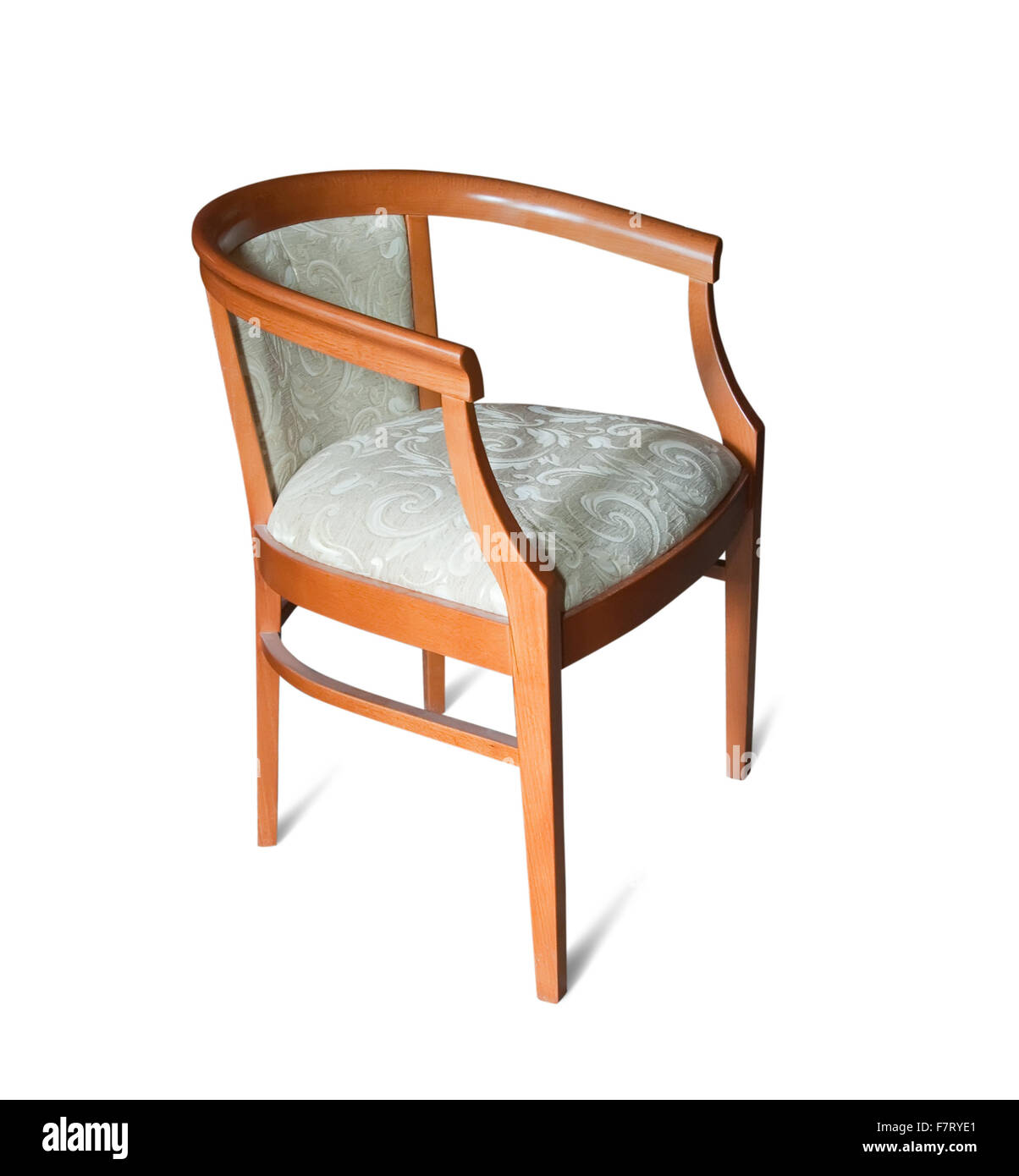 Wooden chair. Isolated on white with clipping path Stock Photo - Alamy