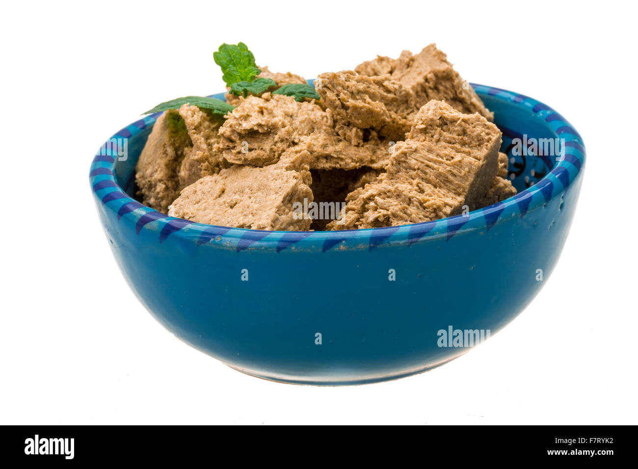 Sunflower Halva isolated studio macro shoot Stock Photo - Alamy