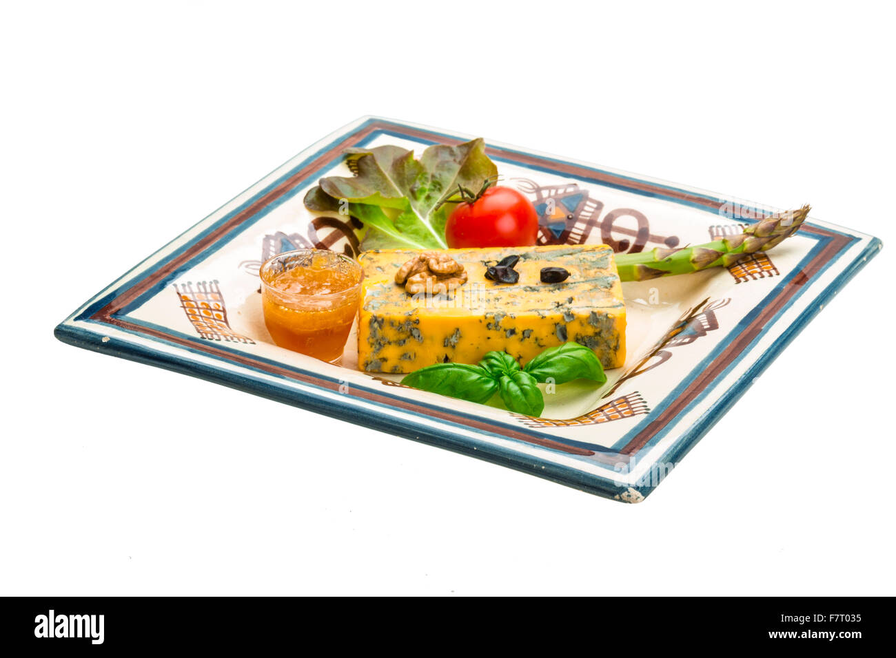 Gold cheese with mould Stock Photo - Alamy