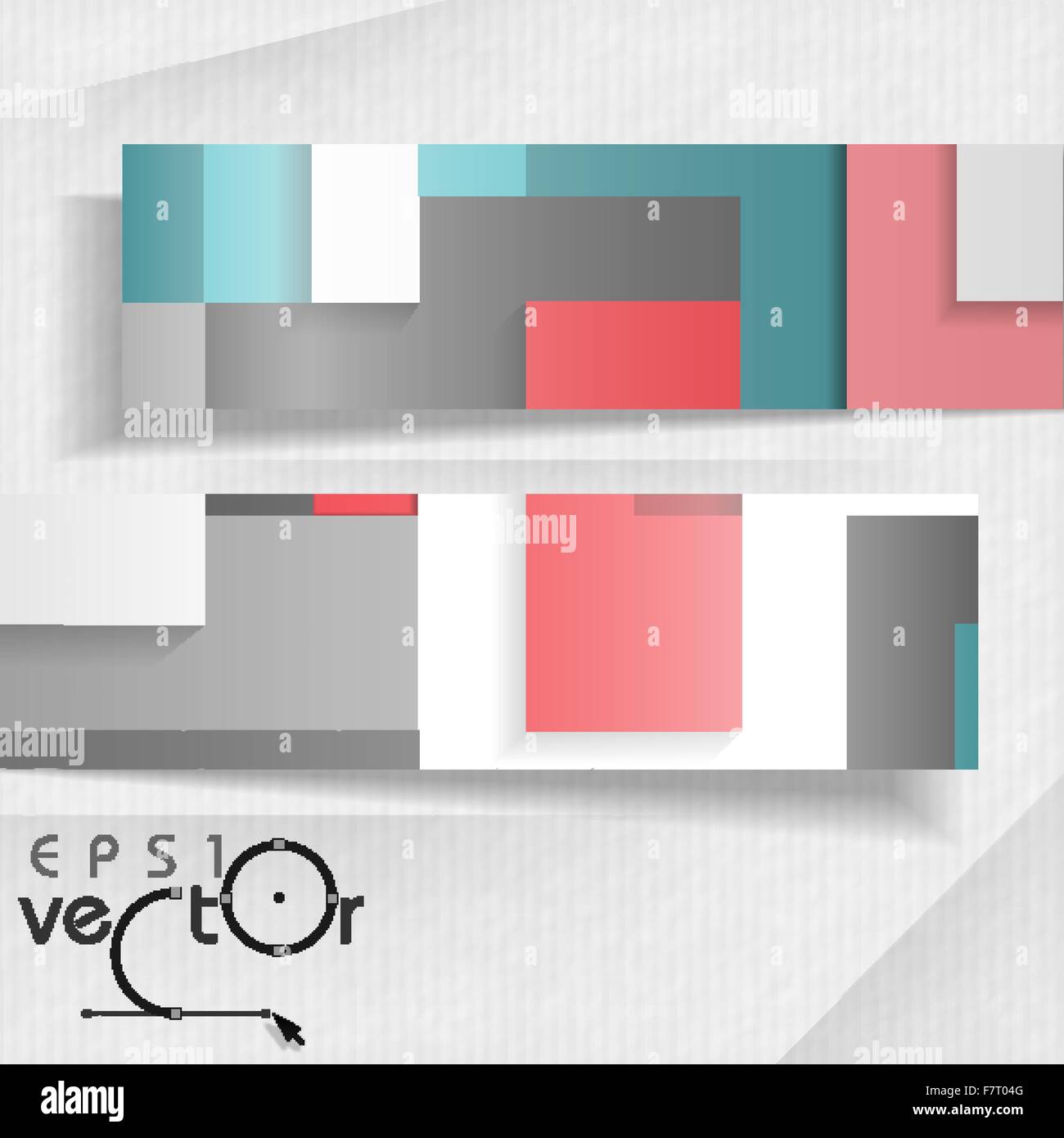 3d abstract rectangle banners background Stock Vector Images - Alamy