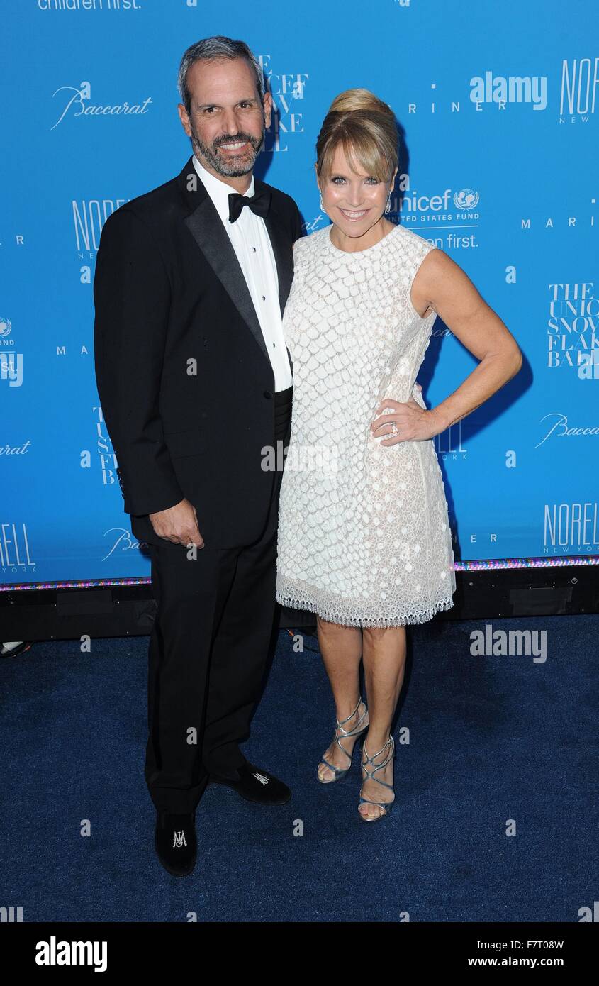 New York, NY, USA. 1st Dec, 2015. John Molner, Katie Couric at arrivals ...