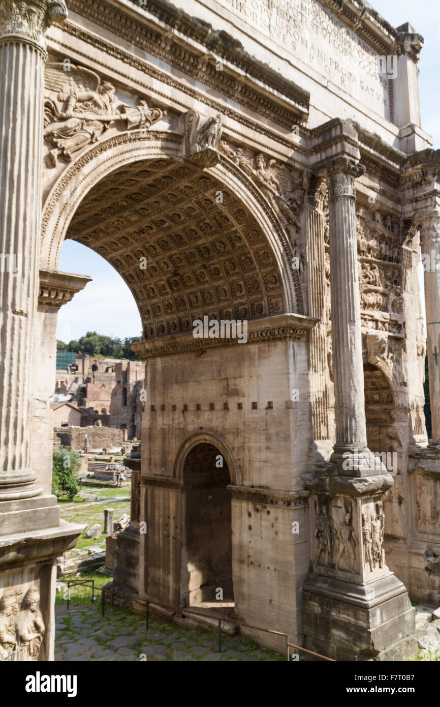 Building ruins and ancient columns in Rome, Italy Stock Photo - Alamy
