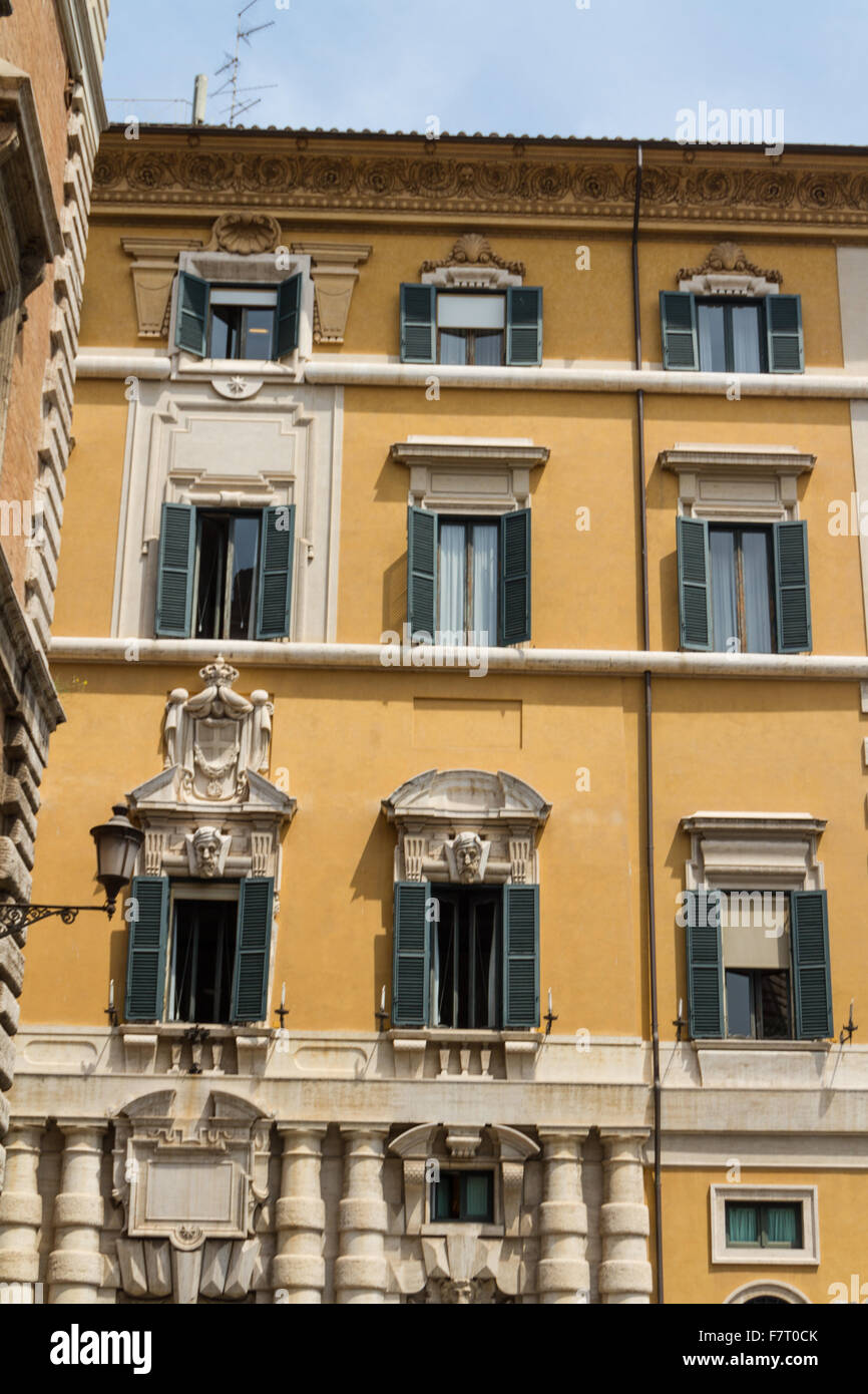 Rome, Italy. Typical architectural details of the old city Stock Photo ...