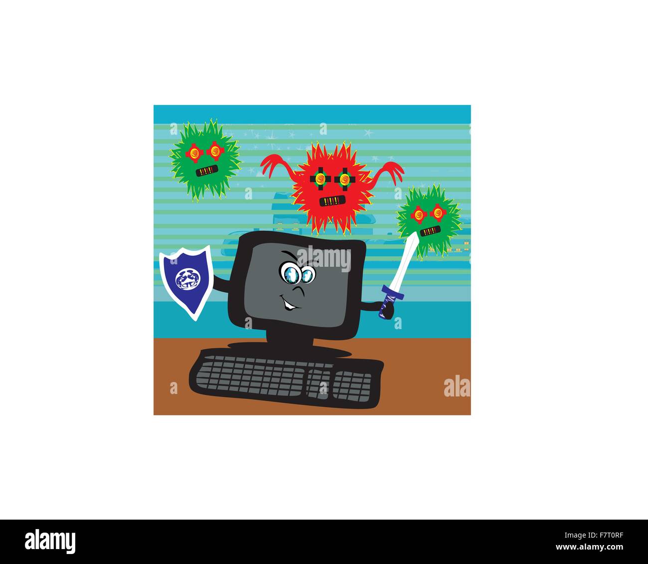 Computer problems cartoon hi-res stock photography and images - Alamy