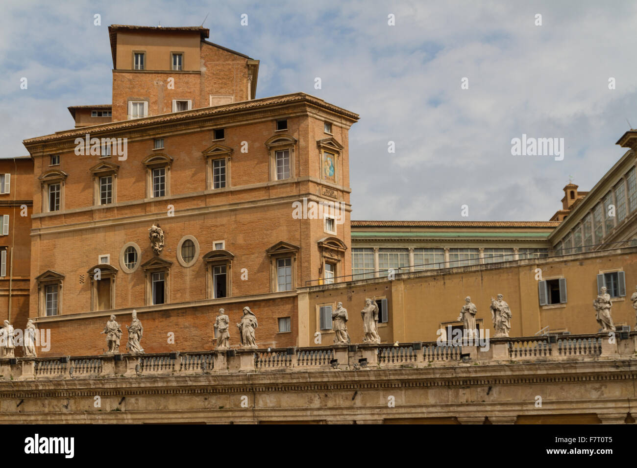 Buildings in Vatican, the Holy See within Rome, Italy. Part of Saint ...