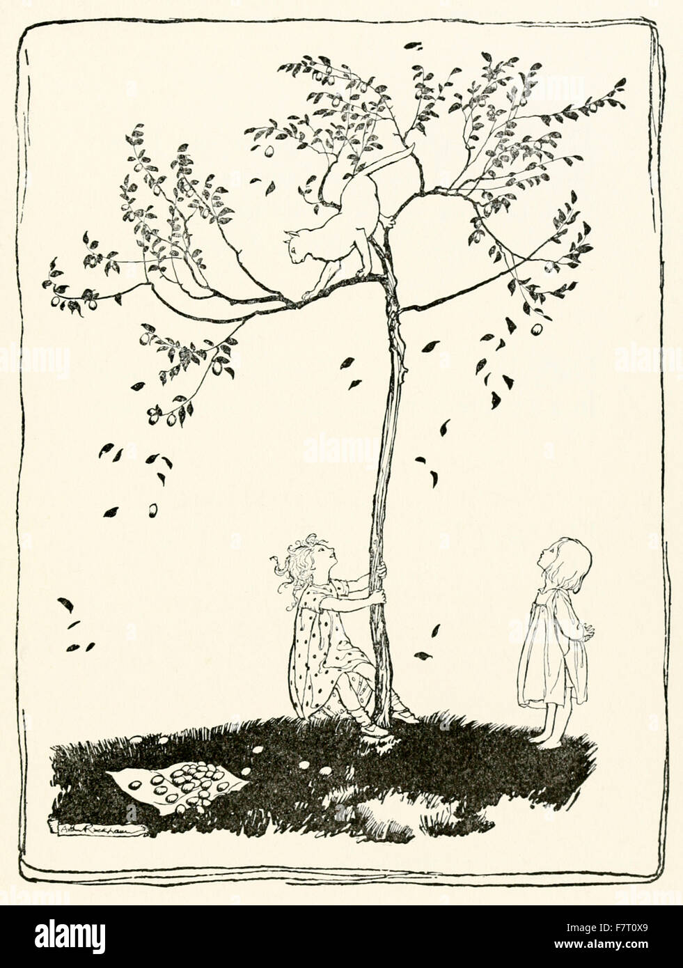 'Diddle-ty diddle-ty dumpty, The cat ran up the plum-tree' from 'Mother ...