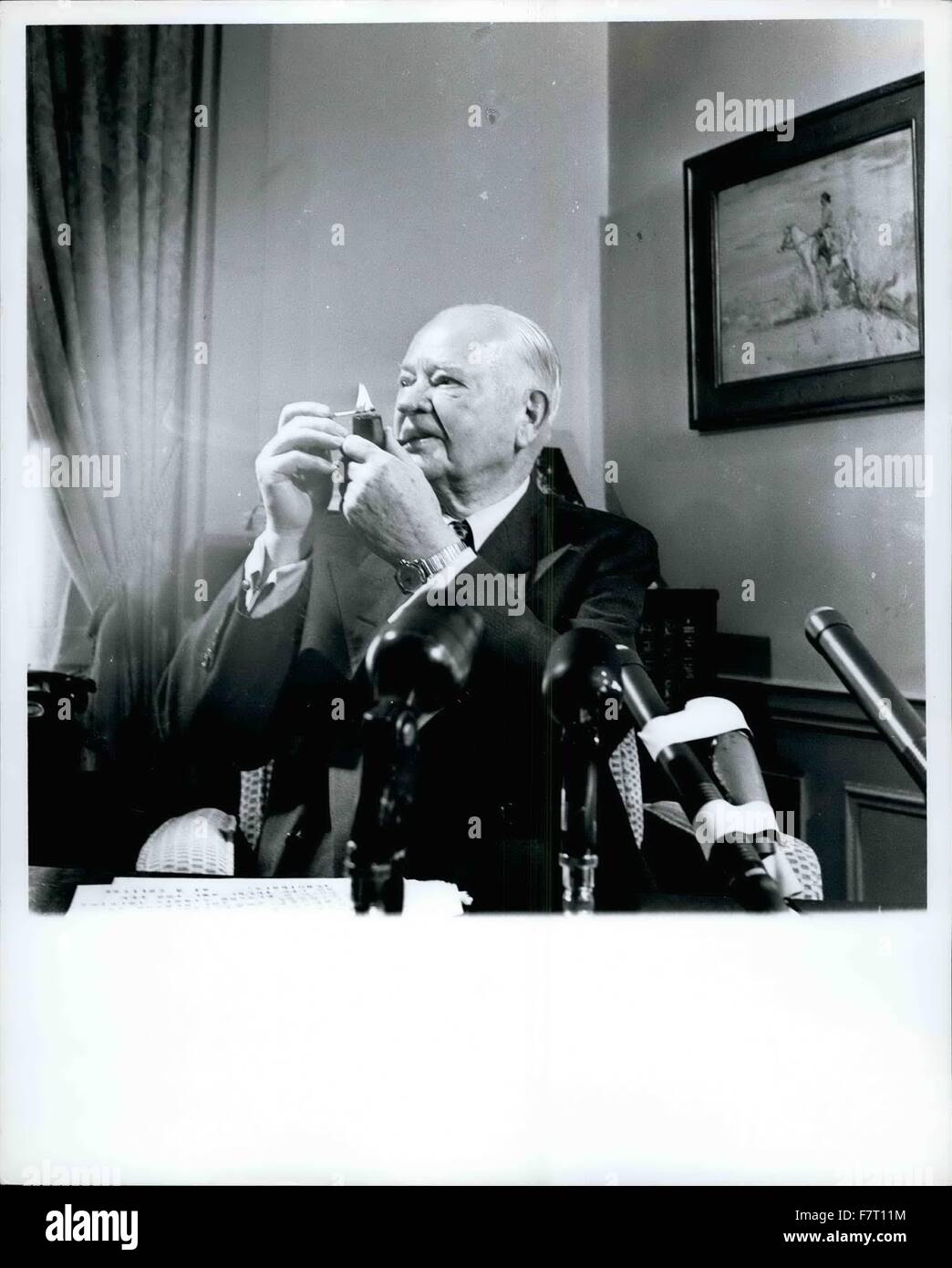 1952 - Former Pres. Herbert Hoover. © Keystone Pictures USA/ZUMAPRESS.com/Alamy Live News Stock ...