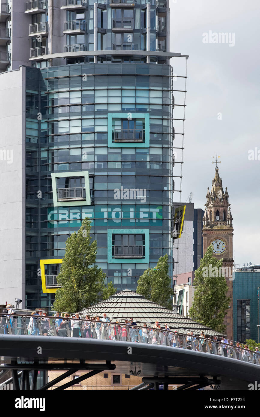 Lagan weir Bridge, Belfast, Northern Ireland Stock Photo - Alamy