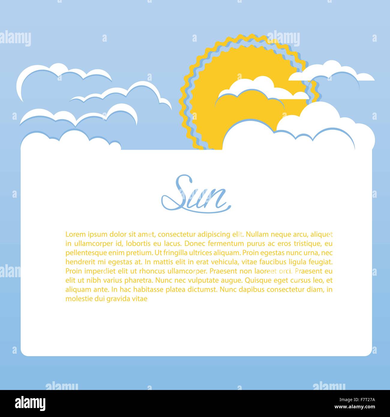 Unusual clouds in blue Stock Vector Images - Alamy