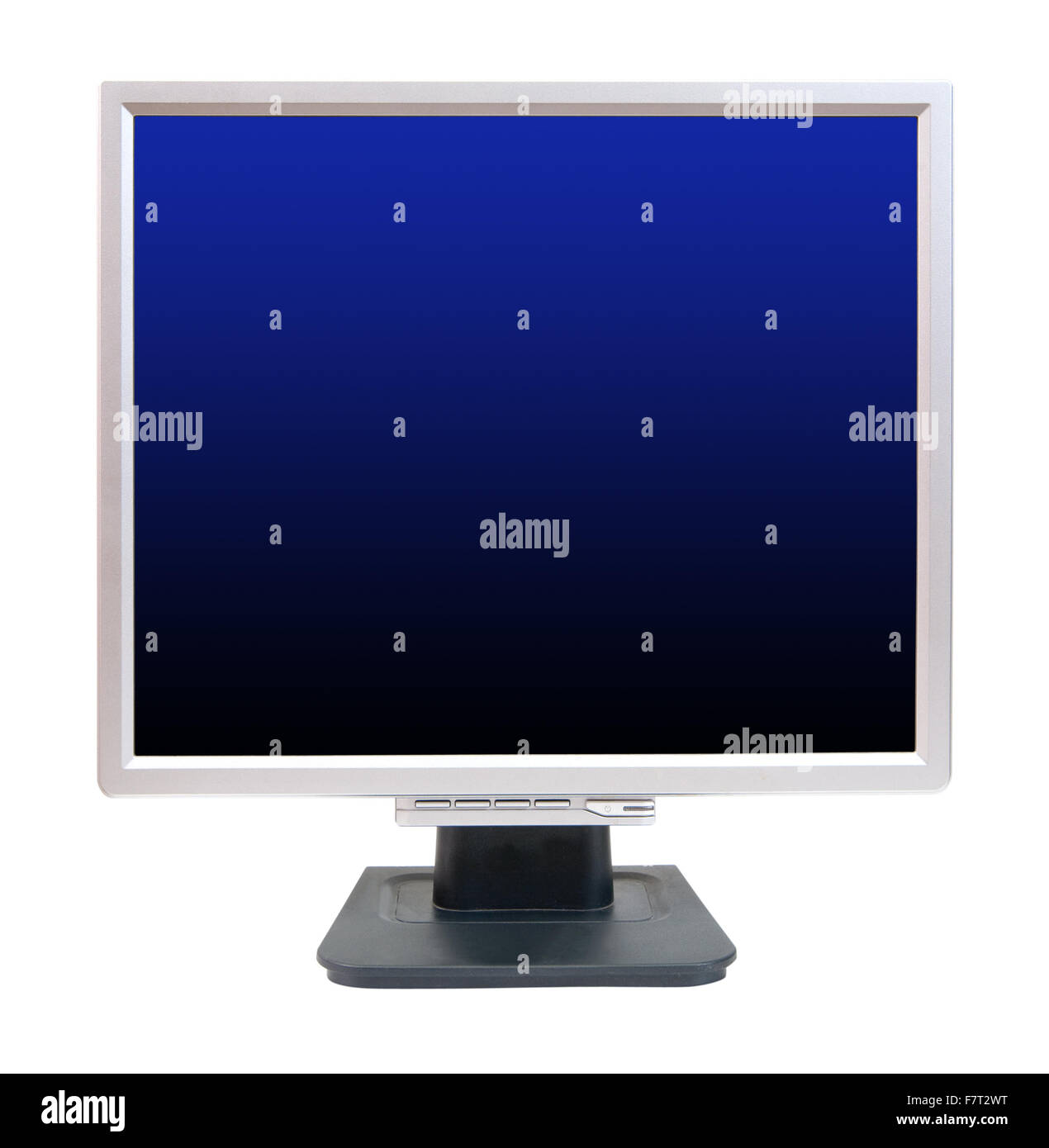LCD monitor. Isolated on white background with clipping path Stock ...