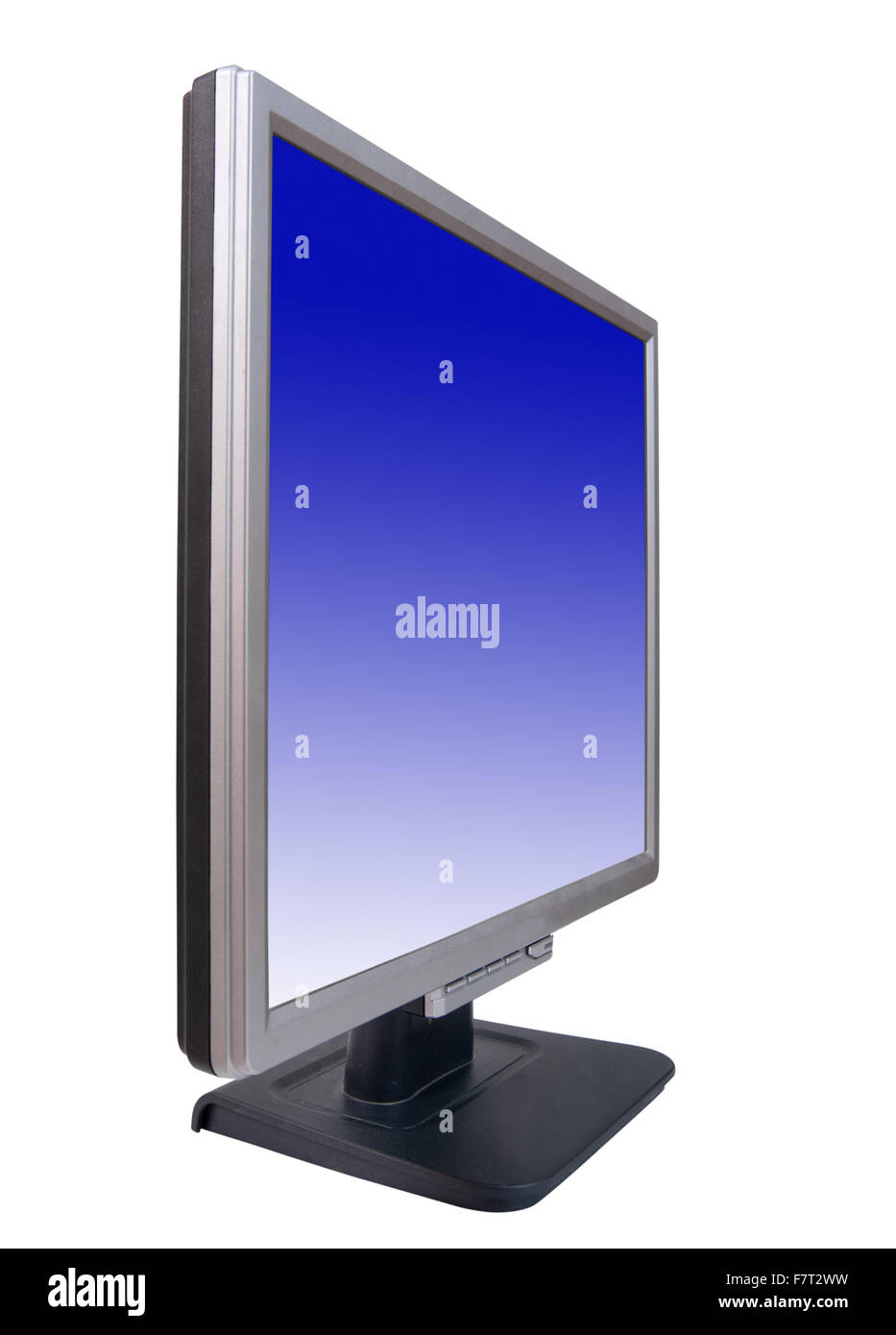 LCD monitor. Isolated on white background with clipping path Stock ...