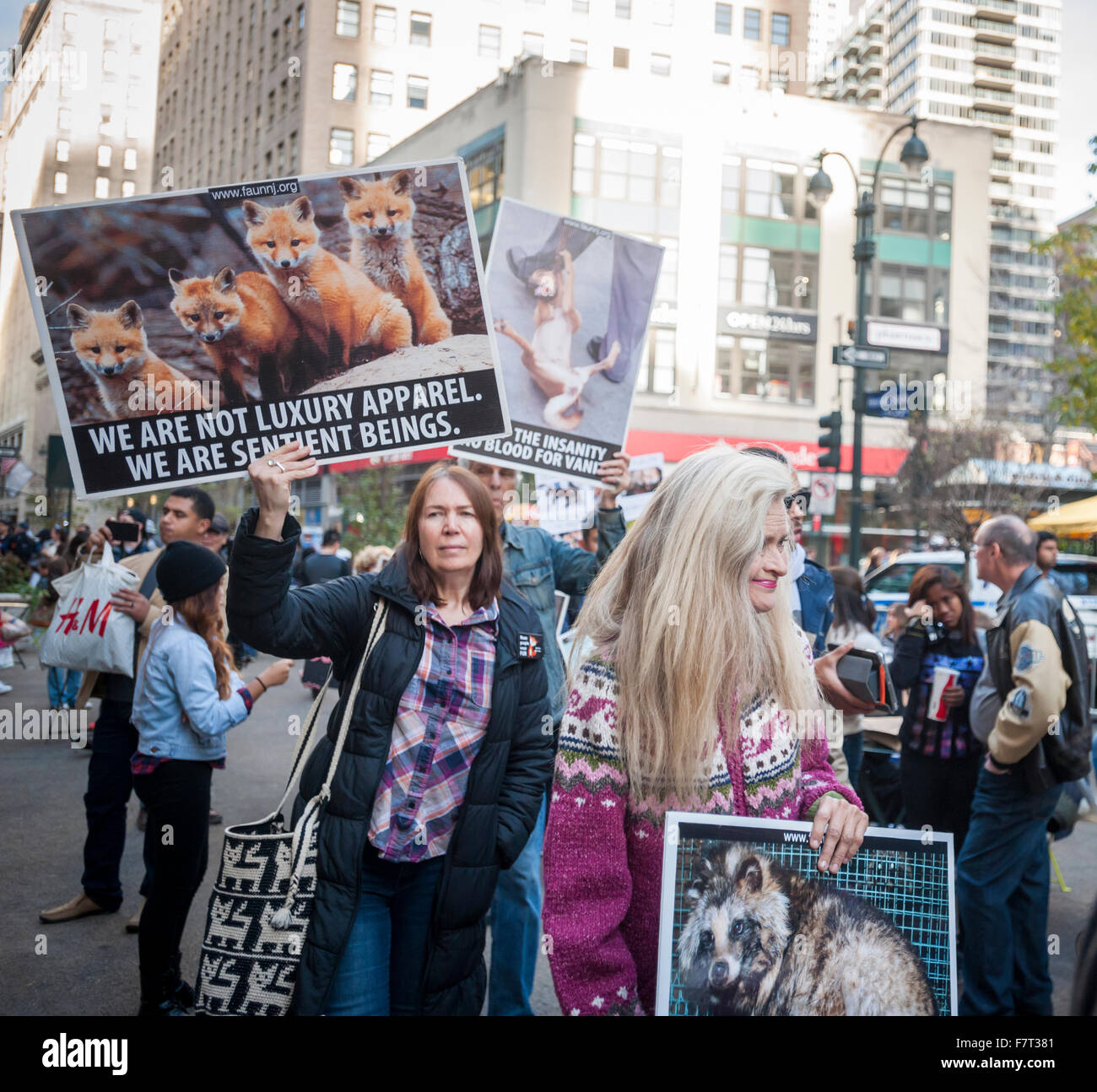 Animal rights protest hi-res stock photography and images - Alamy