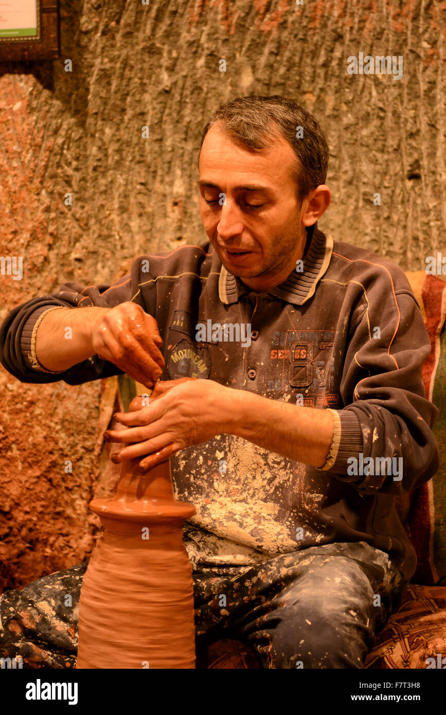 Pottery Artist in Cappadocia, Turkey Stock Photo - Alamy