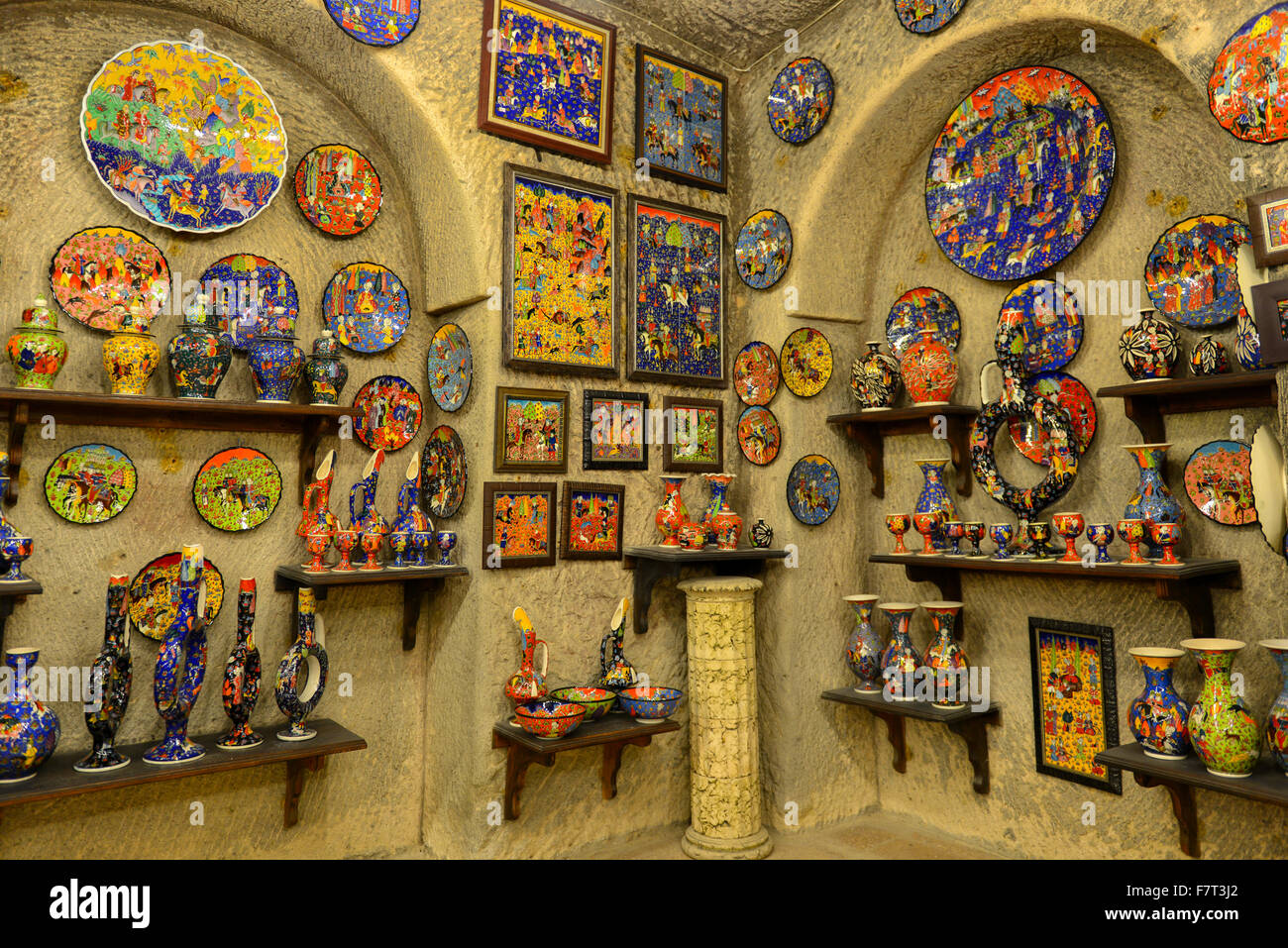 Pottery Shop in Cappadocia, Turkey Stock Photo - Alamy