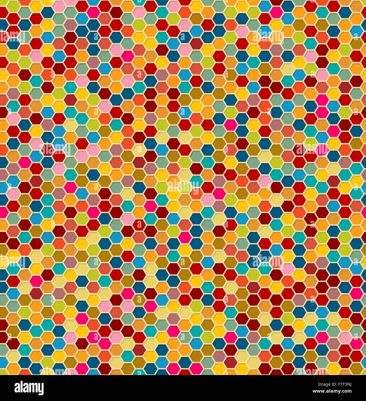 Red hexagon pattern hi-res stock photography and images - Alamy