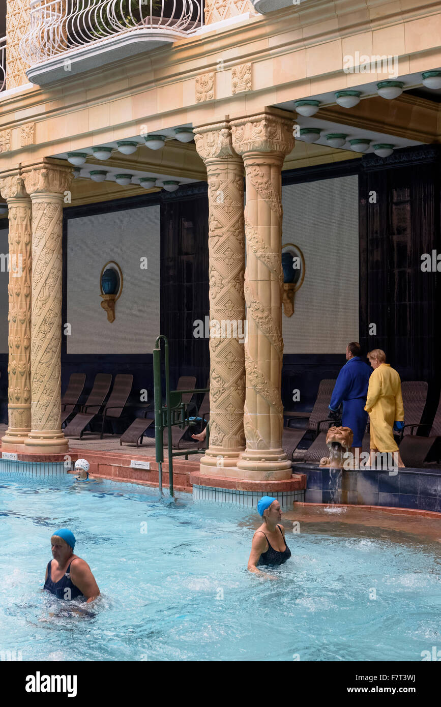 art Nouveau thermal bath Gelert-Bath Gellért fürdö, Kelenhegyi út 4 ...