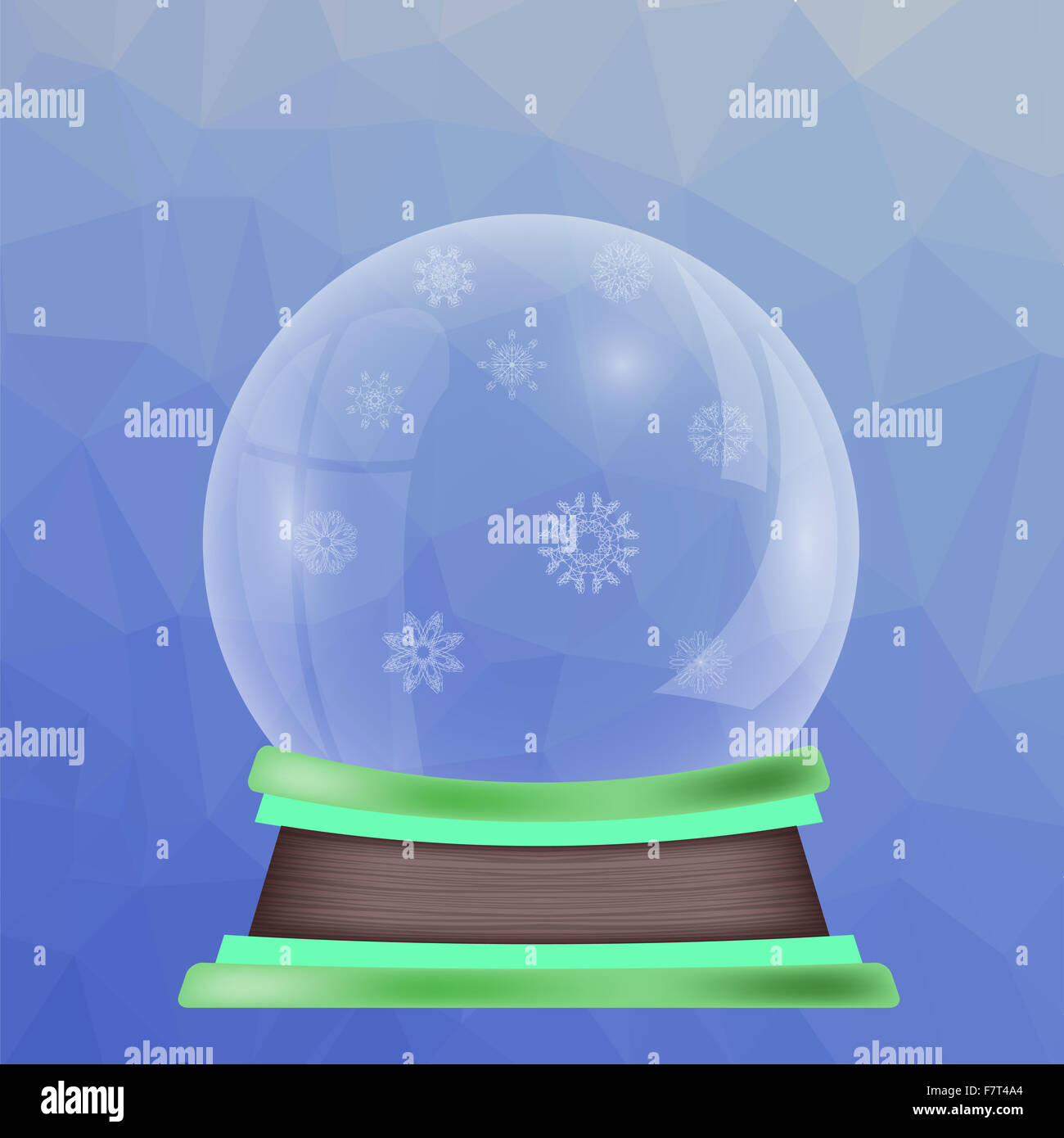 Empty Snow Globe Stock Photo - Alamy