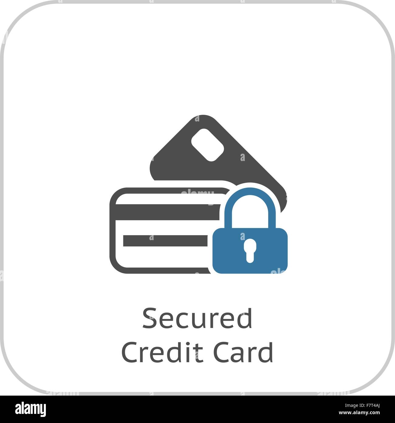Secured payment card Stock Vector Images - Alamy