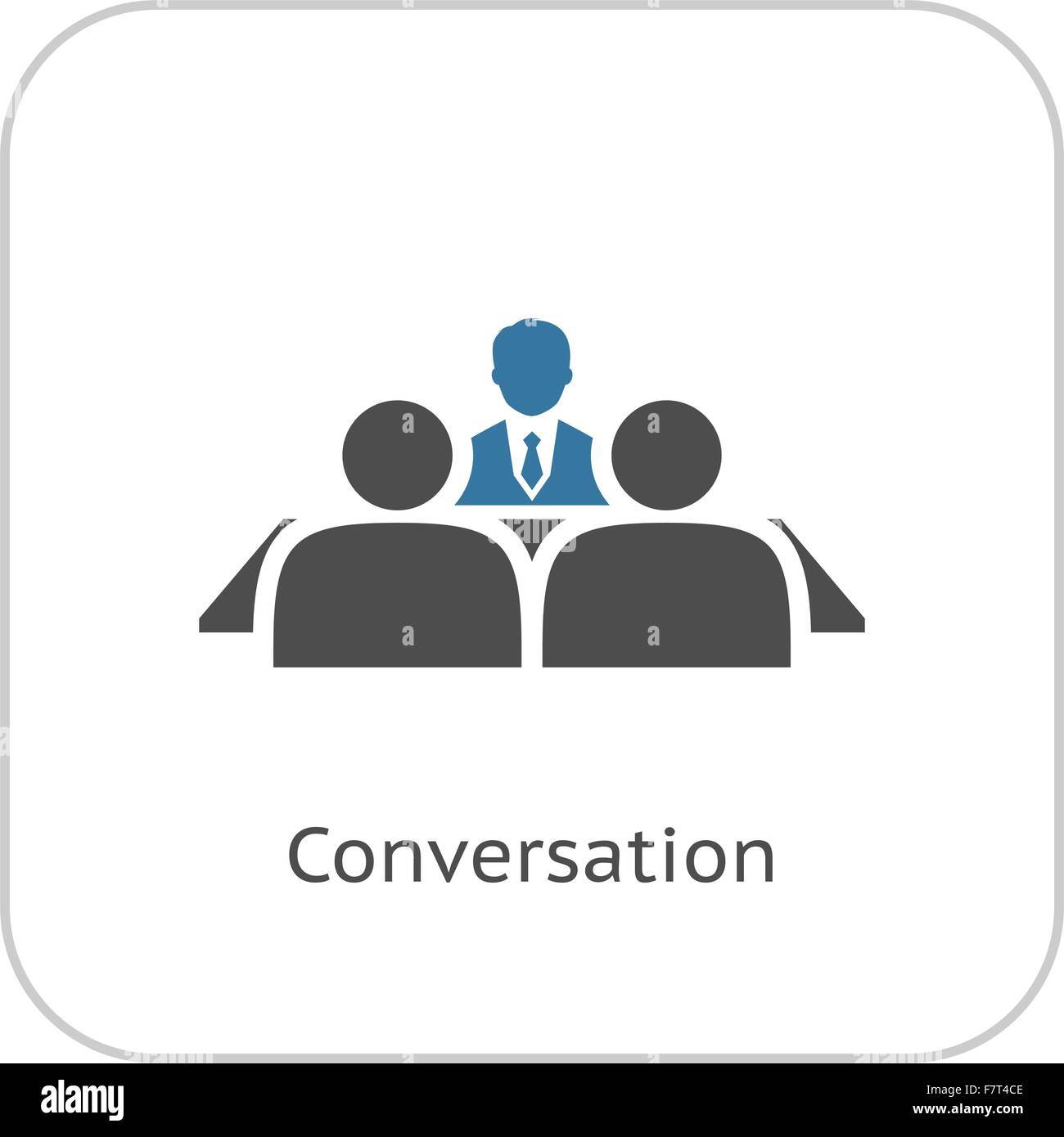 Conversation meeting business Stock Vector Images - Alamy