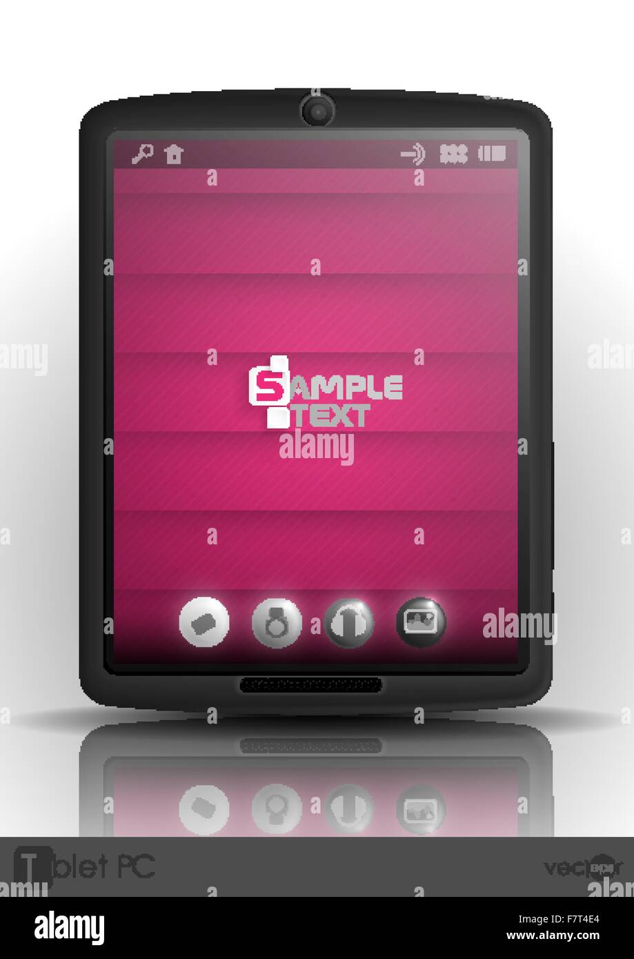 Blank paper mobile phone Stock Vector Images - Alamy