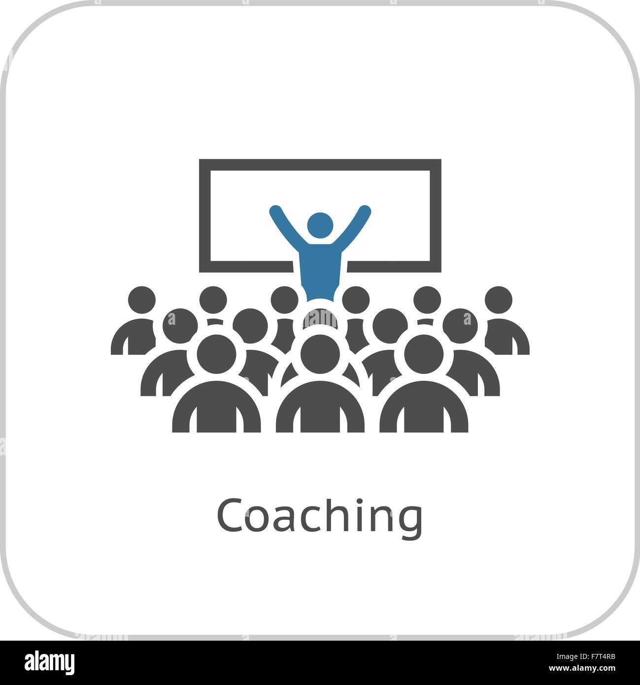 Coaching Icon. Business Concept Stock Vector Image & Art - Alamy