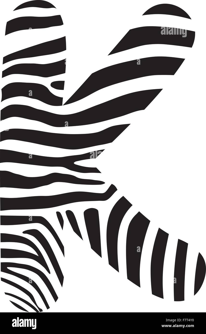 Font zebra, letter K Stock Vector Image & Art - Alamy