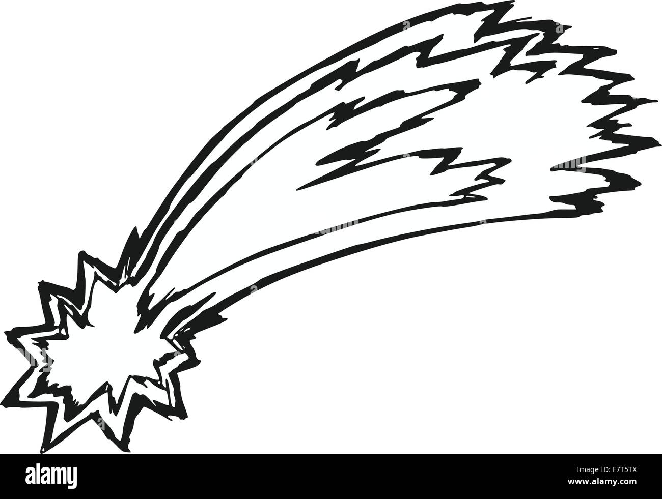 Sky comet Stock Vector Images - Alamy