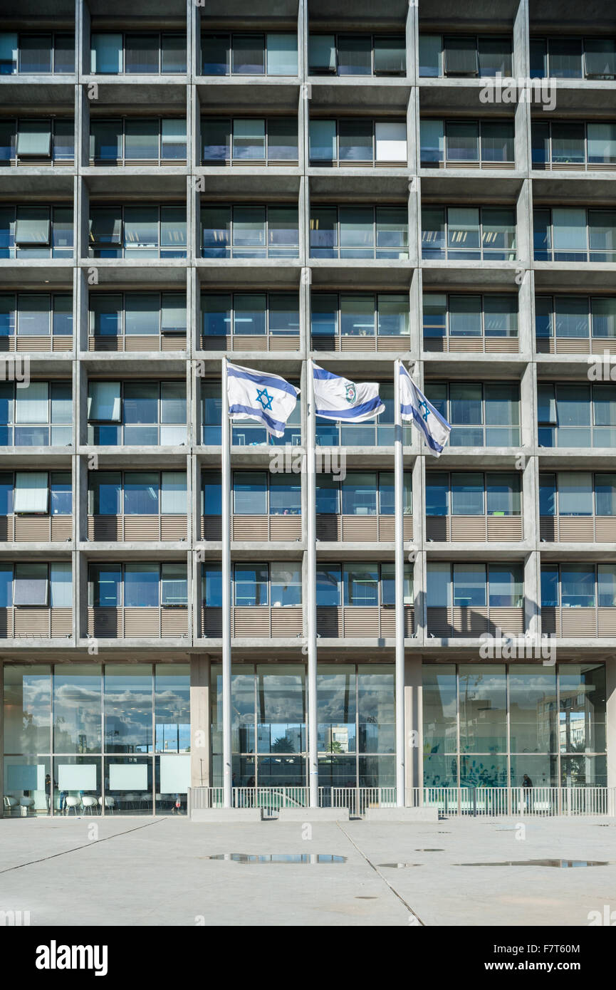 Israeli flags city hall hi-res stock photography and images - Alamy