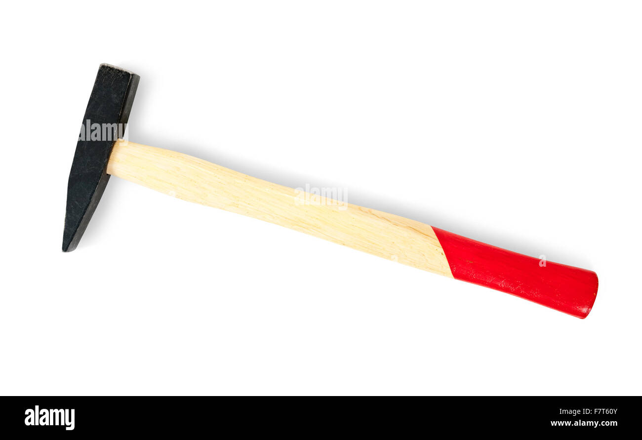 Hammer. Isolated over white background with clipping path Stock Photo ...