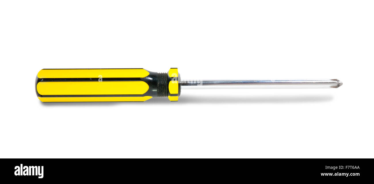 screwdriver. Isolated over white background with clipping path Stock ...
