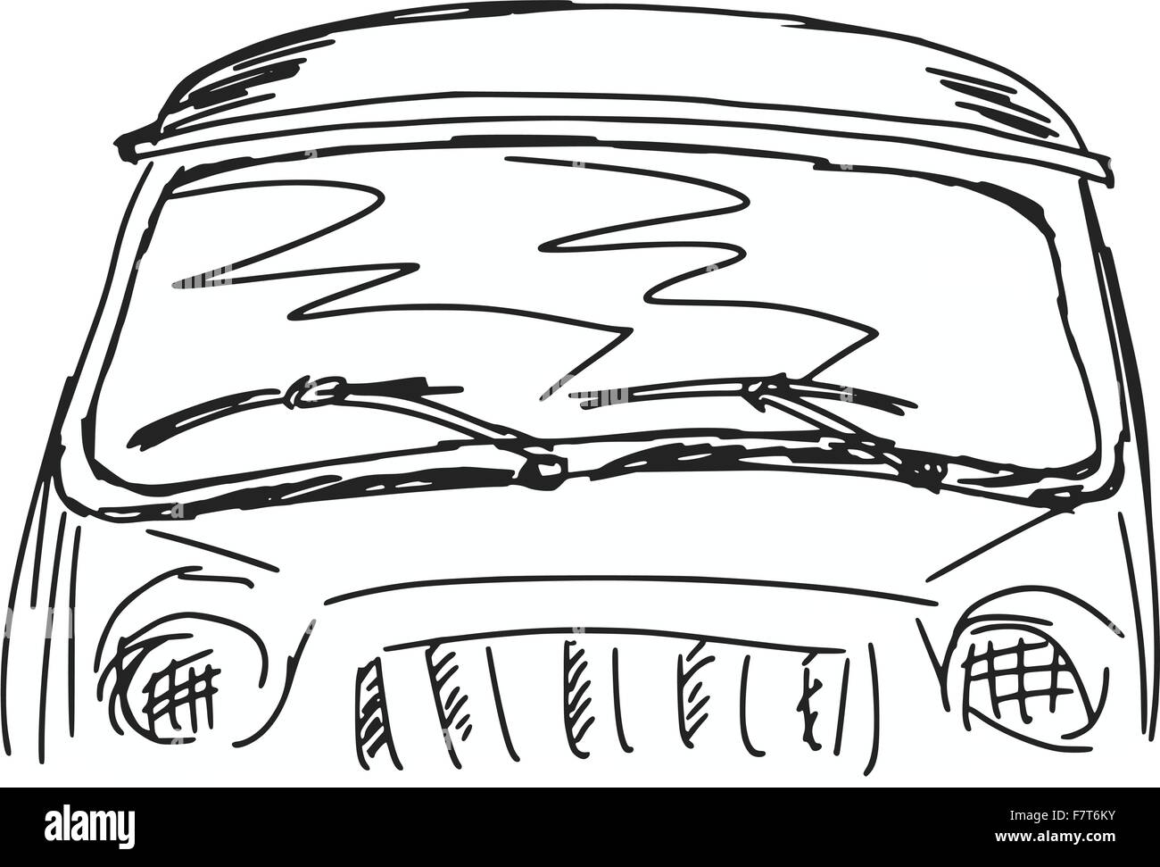 Windscreen windshield Stock Vector Images - Alamy