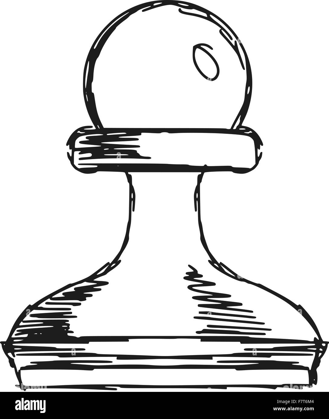 Chess play sketch hi-res stock photography and images - Alamy