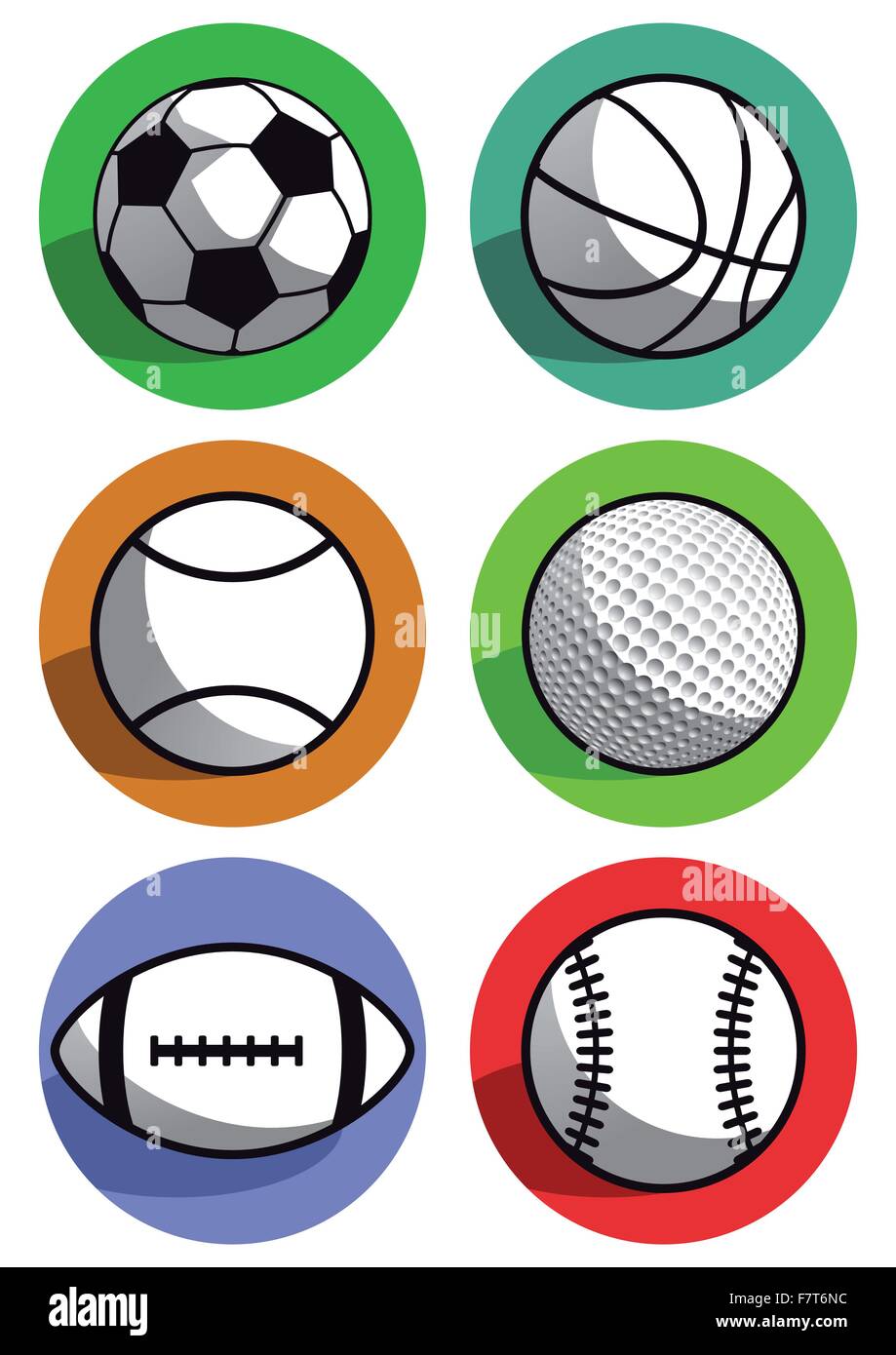 Soccer ball tennis ball volleyball Stock Vector Images - Alamy