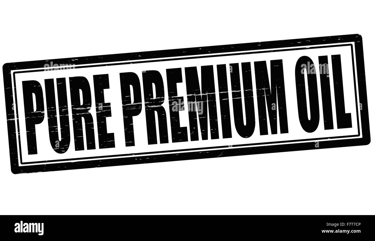 Pure premium oil Stock Vector Image & Art - Alamy