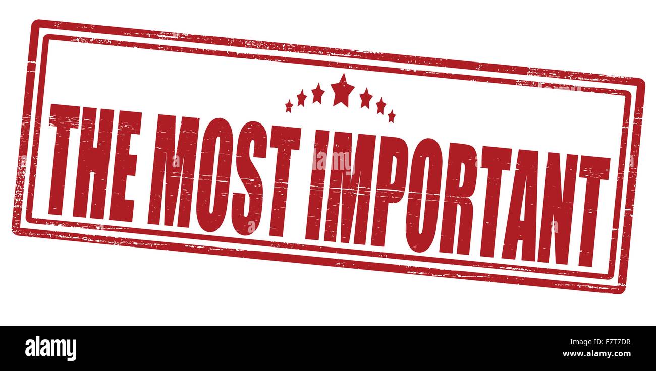 The most important Stock Vector Image & Art - Alamy