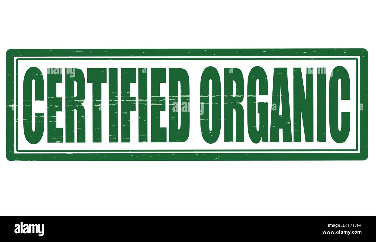 Certified organic symbol Stock Vector Images - Alamy