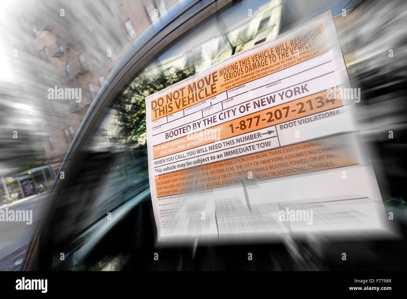 Ticket vehicle window hi-res stock photography and images - Alamy
