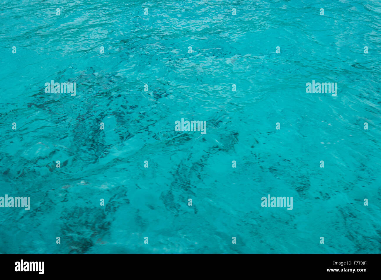 A photograph of nothing but sea water of the Caribbean in the U.S ...