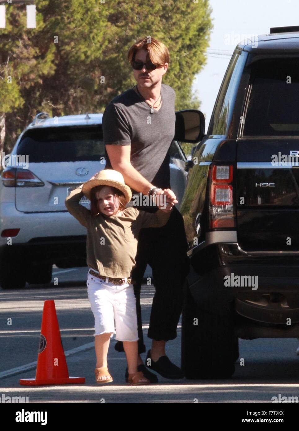 Rachel Zoe her husband Rodger Berman and son Skyler arriving at a party ...