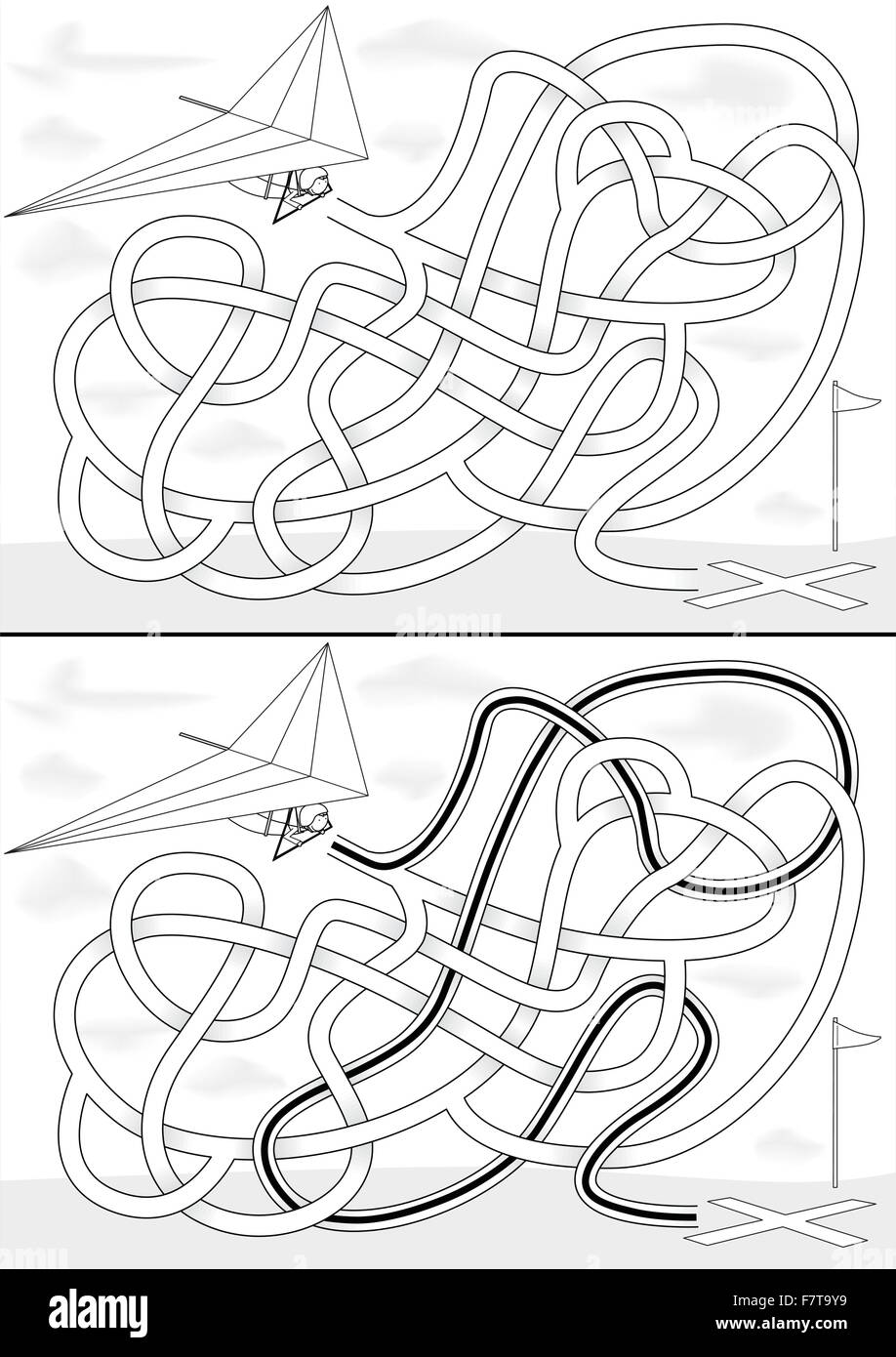 Wing maze hi-res stock photography and images - Alamy