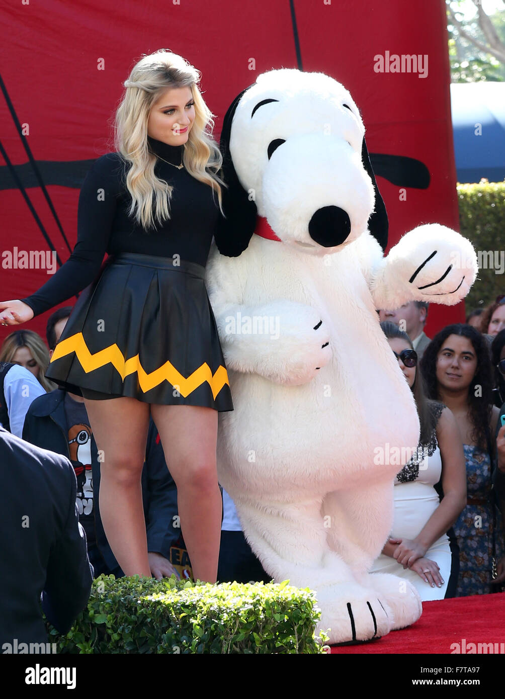 Premiere of 'The Peanuts Movie' - Arrivals Featuring: Meghan Trainor ...