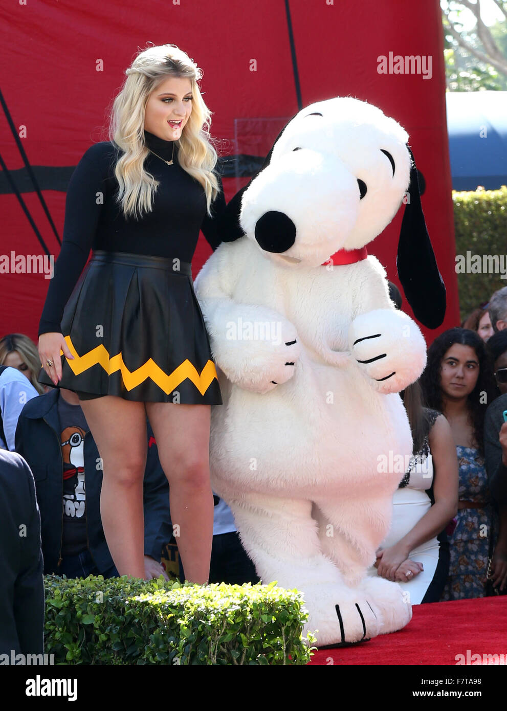 Premiere of 'The Peanuts Movie' - Arrivals Featuring: Meghan Trainor ...